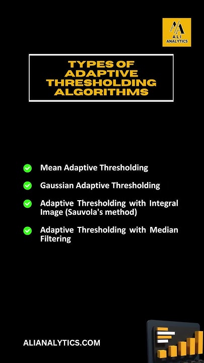 Adaptive Thresholding in Computer Vision - YouTube