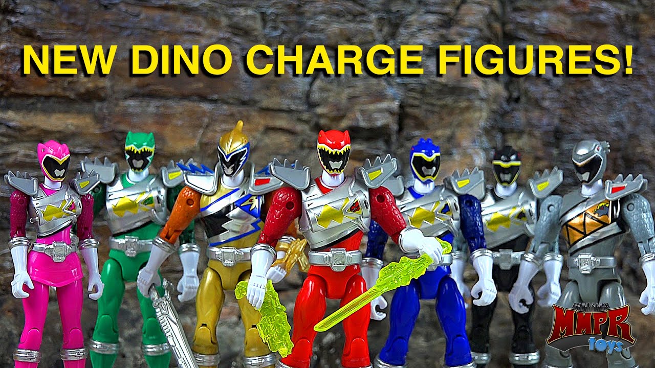 NEW Dino Charge Dino Drive Figures! Gold & Graphite Ranger! - YouTube