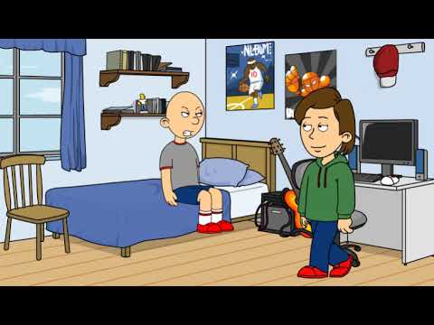 Classic Caillou and Boris frames their family - YouTube