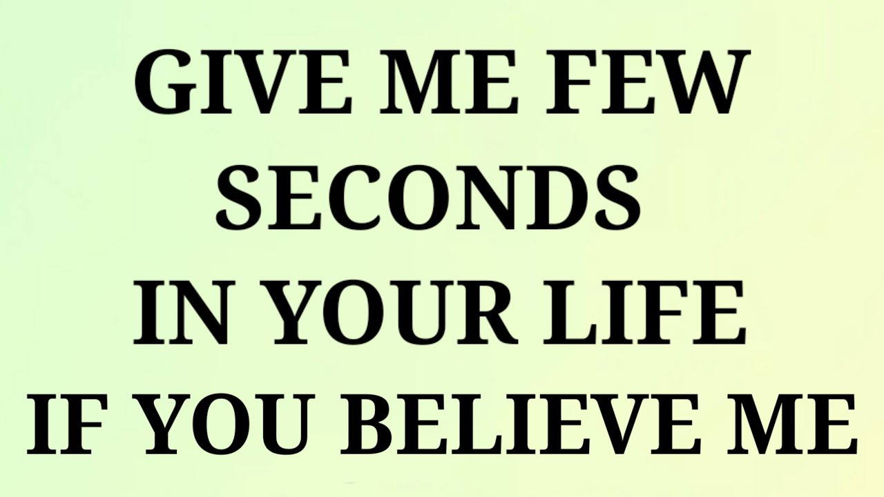 🌈"GOD MESSAGE TODAY"jesus say's give me few sec . If you believe me ...