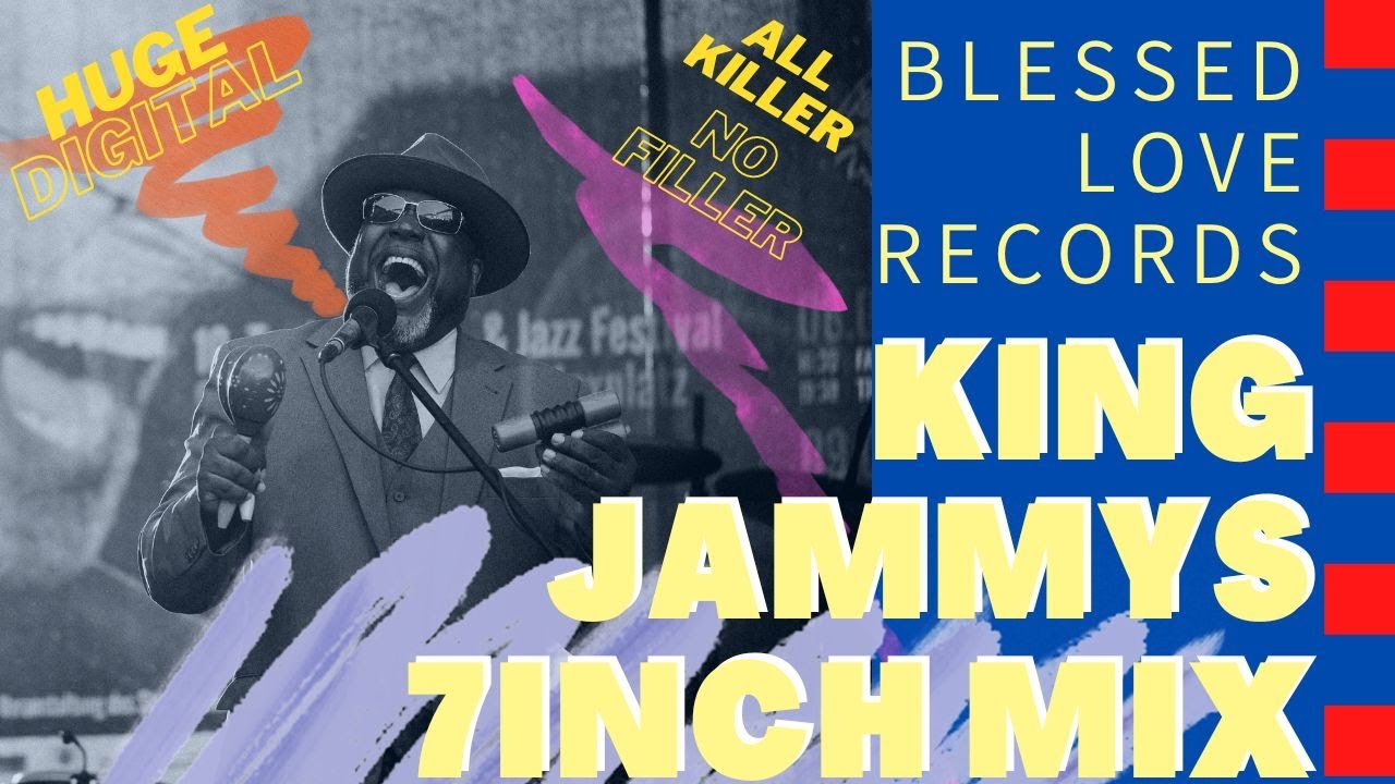 Old School Reggae Dancehall King Jammys Label Only 7inch Digital Mix ...