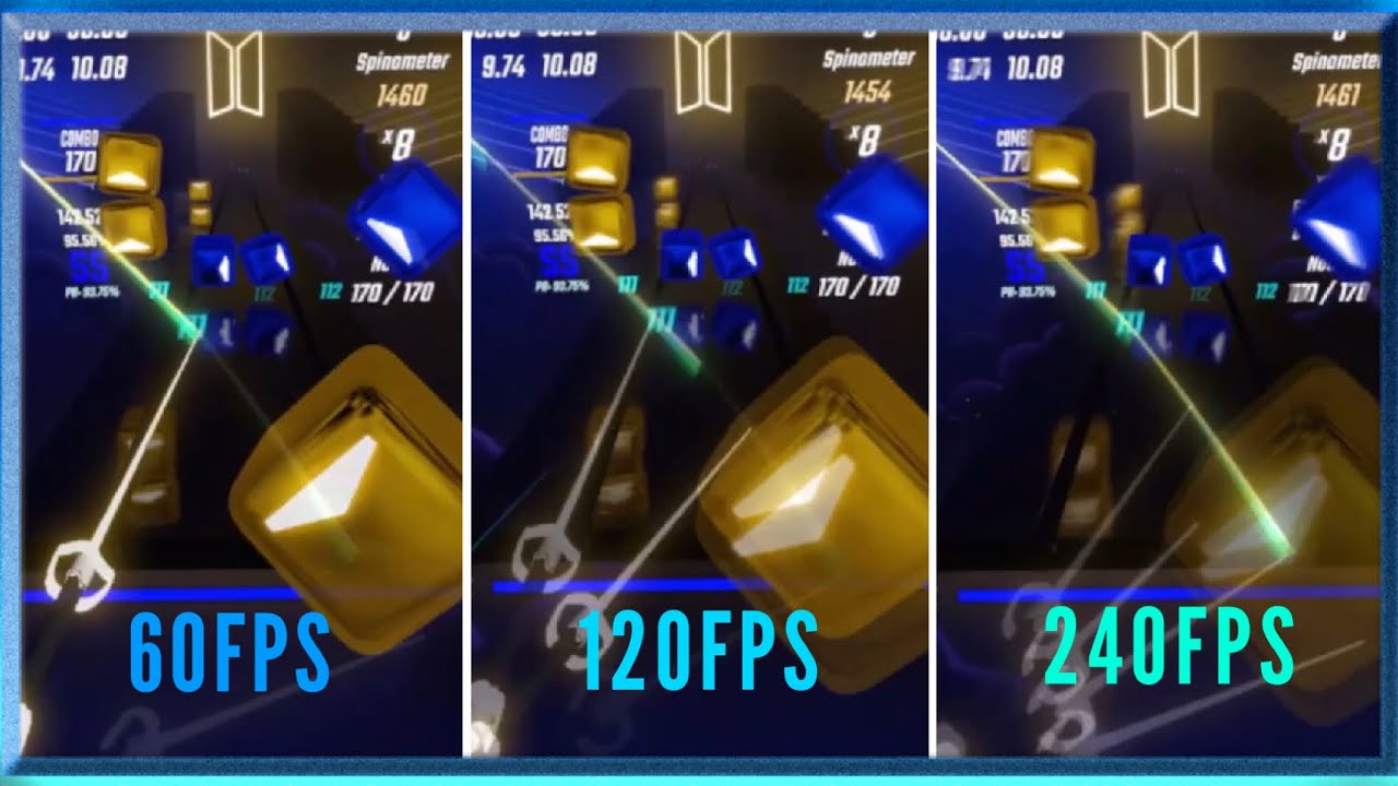 60fps, 120fps, and 240fps render comparison | uma - Keep It Up [Hard] 2 ...
