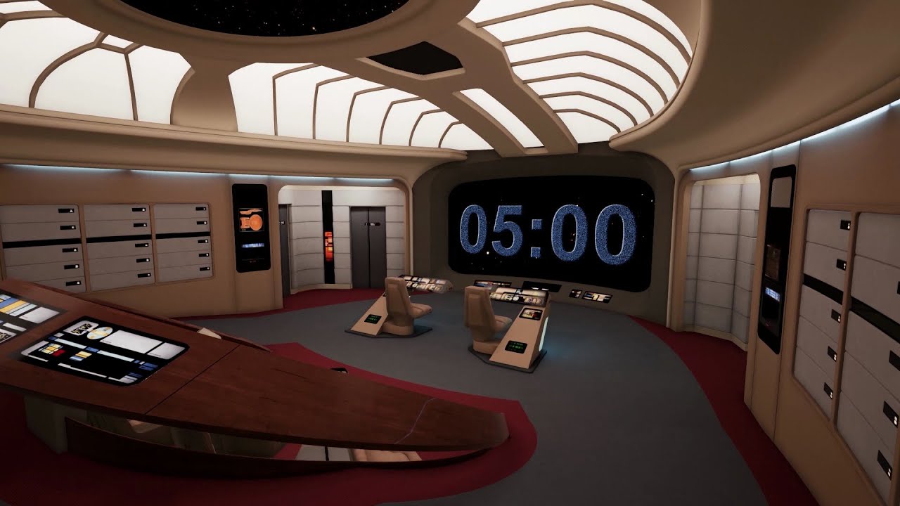 5 Minute Timer - Star Ship Timer - 5:00 - Alert Sound at timers end ...