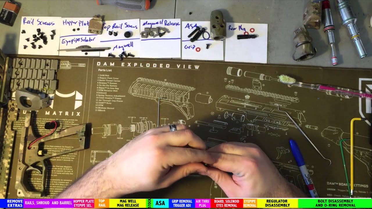 DYE DAM - COMPLETE REAL TIME TEAR DOWN - YouTube