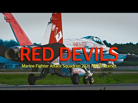 [ ASMR ] RED DEVILS 2017年 百里基地 日米共同訓練 Marine Fighter Attack Squadron ...