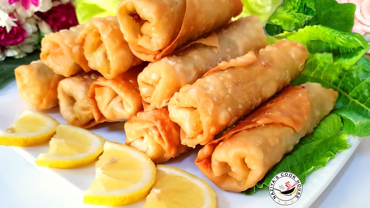 Crispy Chicken Rolls | Chicken Rolls With Homemade Wraps | Iftar Snacks ...