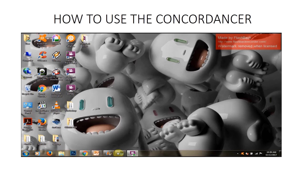 HOW TO USE THE CONCORDANCER - YouTube