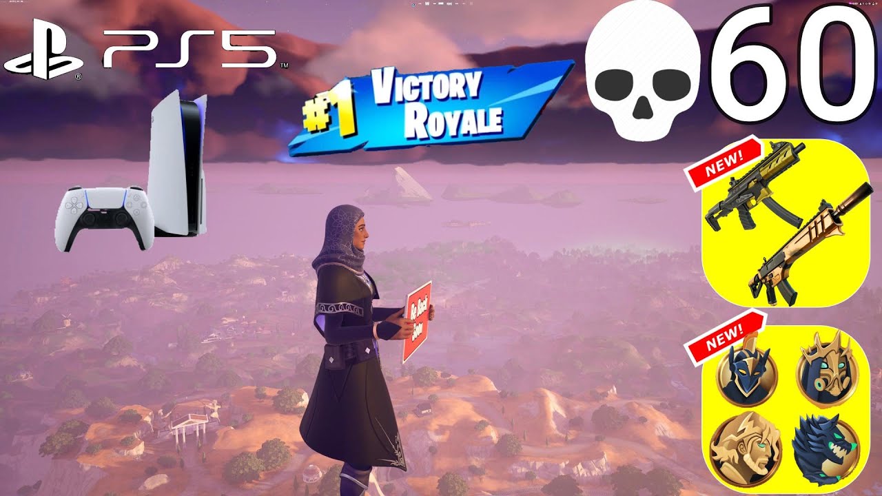 PS5 60 Elimination Solo vs Squads WINS Full Gameplay - NEW Fortnite ...