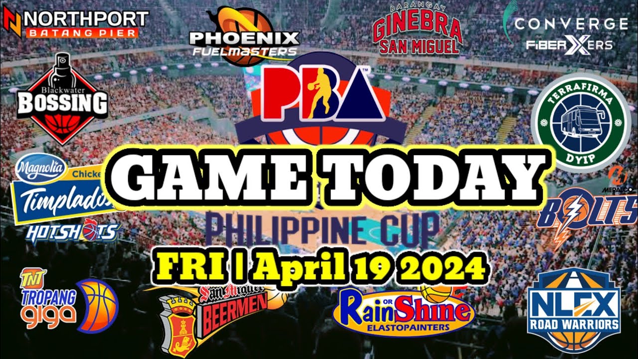PBA GAME TODAY | APRIL 19, 2024 | PBA PHILIPPINE CUP 2024 - YouTube