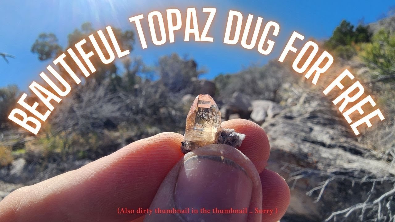 No Fee, Just Crystals – Topaz Mountain Rockhounding Adventure! - YouTube