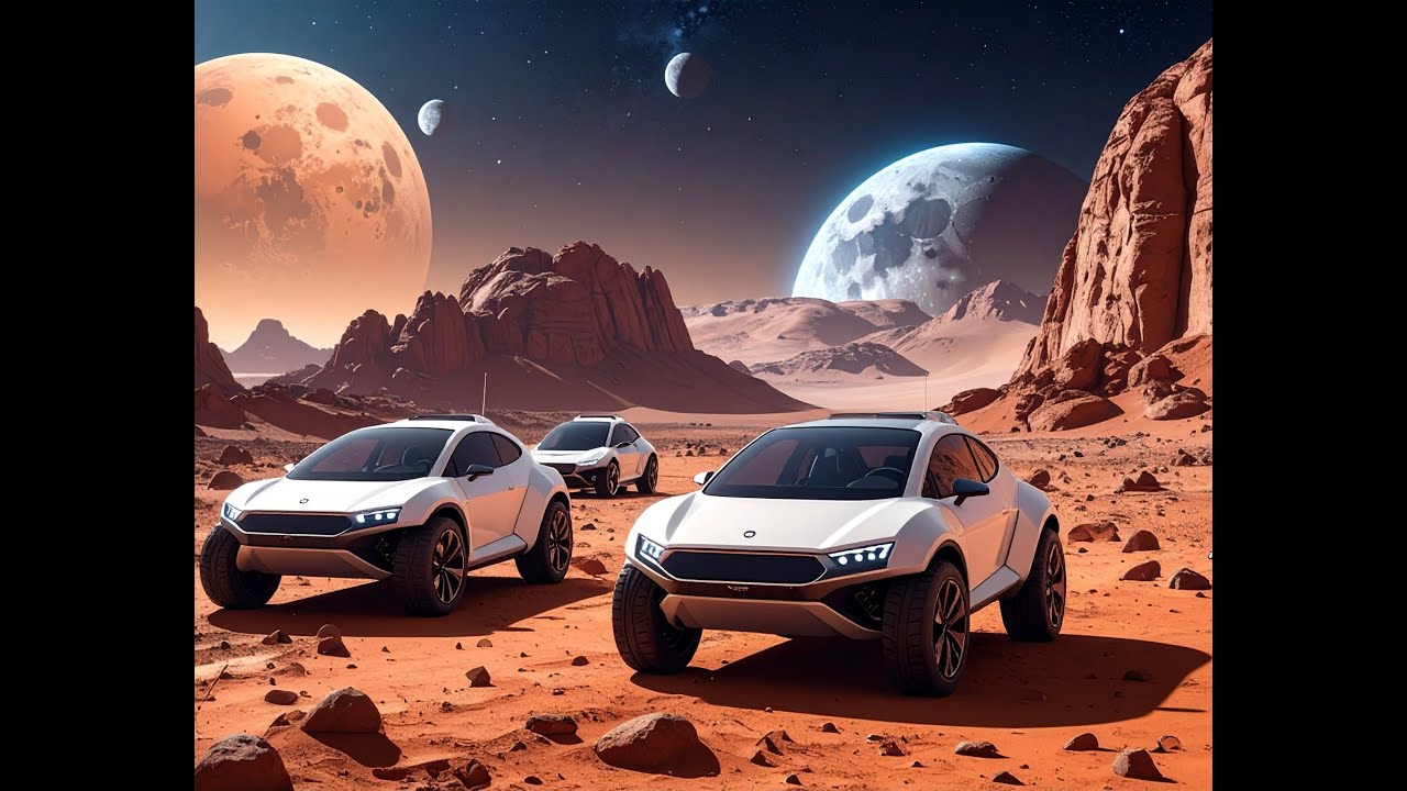 Moon Mars Electric Cars - YouTube