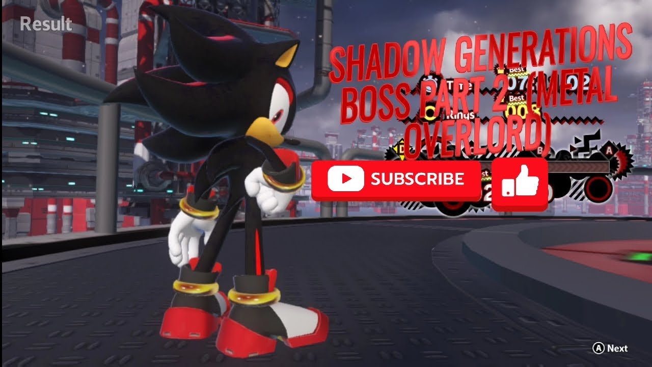 Shadow Generations Boss Clips Part 2 (Metal Overlord) - YouTube