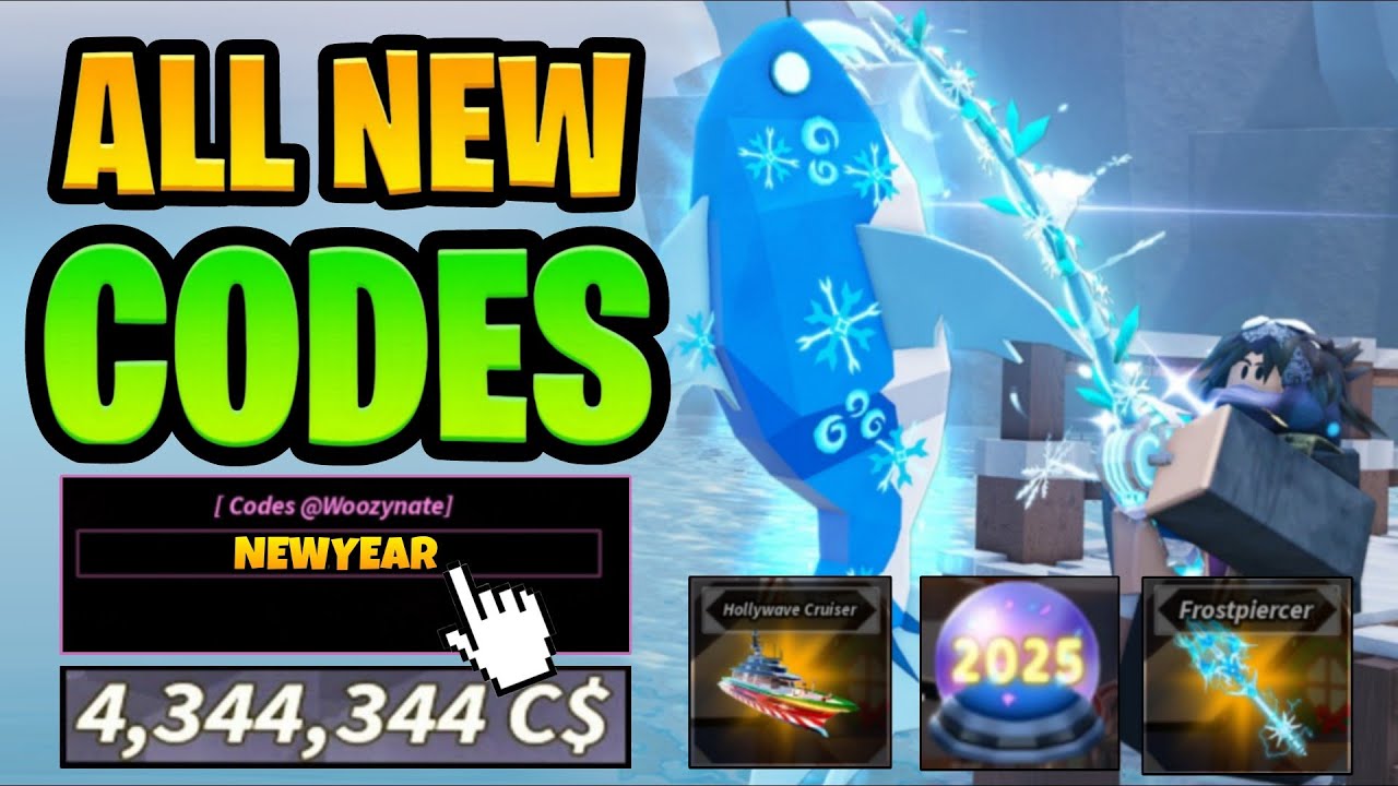 *NEW* ALL WORKING UPDATE CODES FOR FISCH IN 2024! ROBLOX FISCH CODES ...