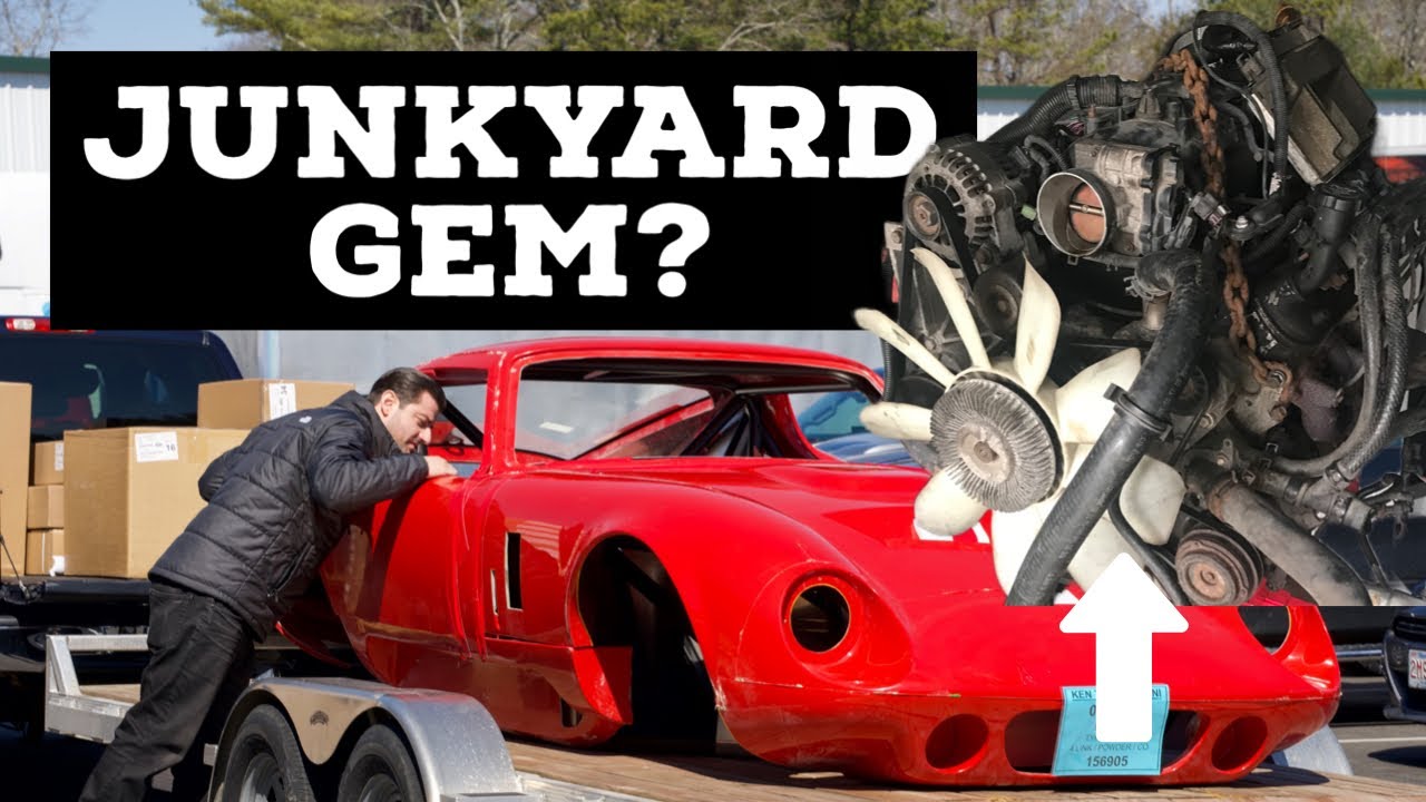 BOOSTED JUNKYARD LS IN A FACTORY FIVE TYPE 65 COUPE?!?! - YouTube