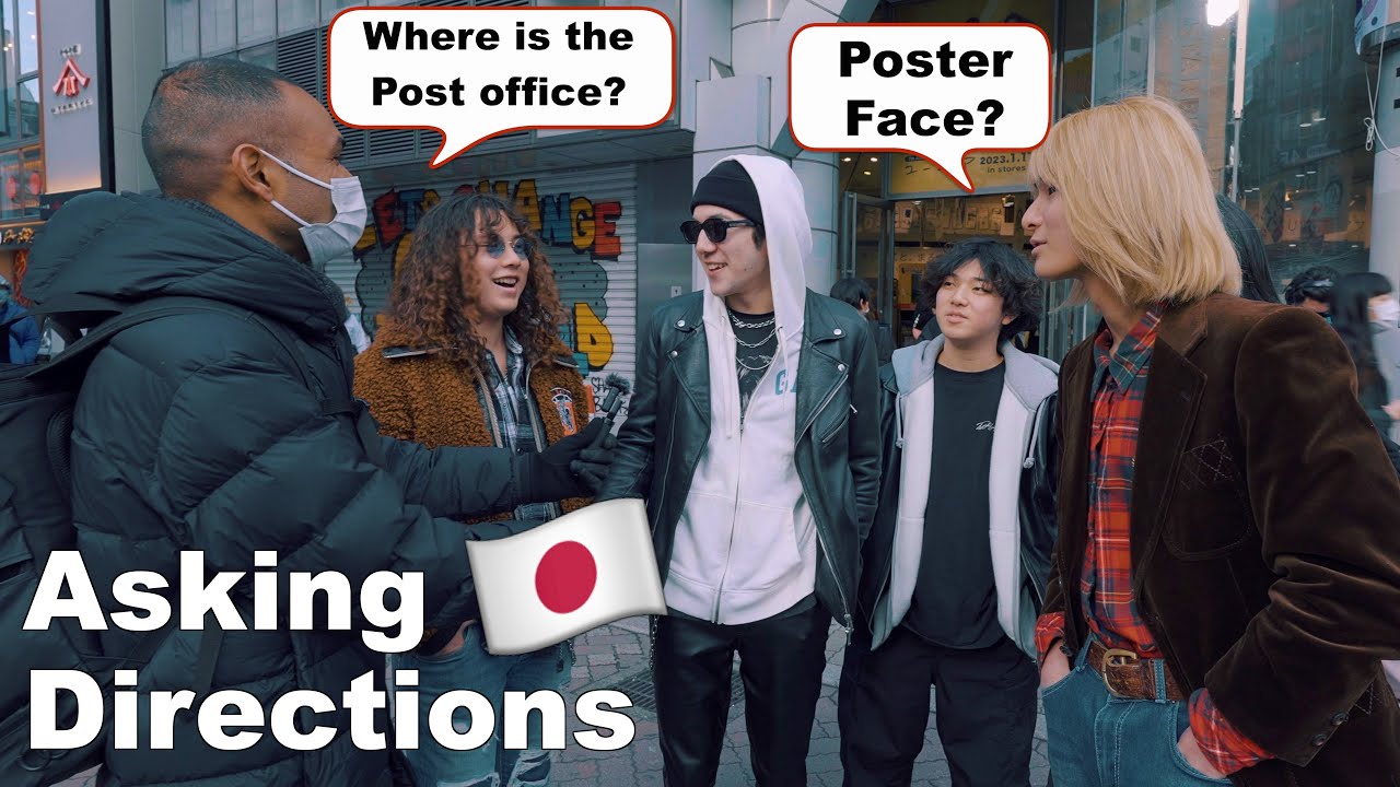 Asking directions in Japan using English only. - YouTube