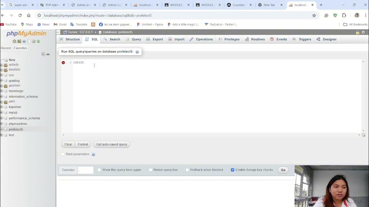 Another Vid On How We Create Database Using Xampp Youtube