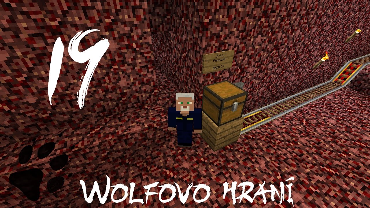 Minecraft S04 | 19.díl | Koleje v Netheru | CZ Lets Play | v1.10.2 ...