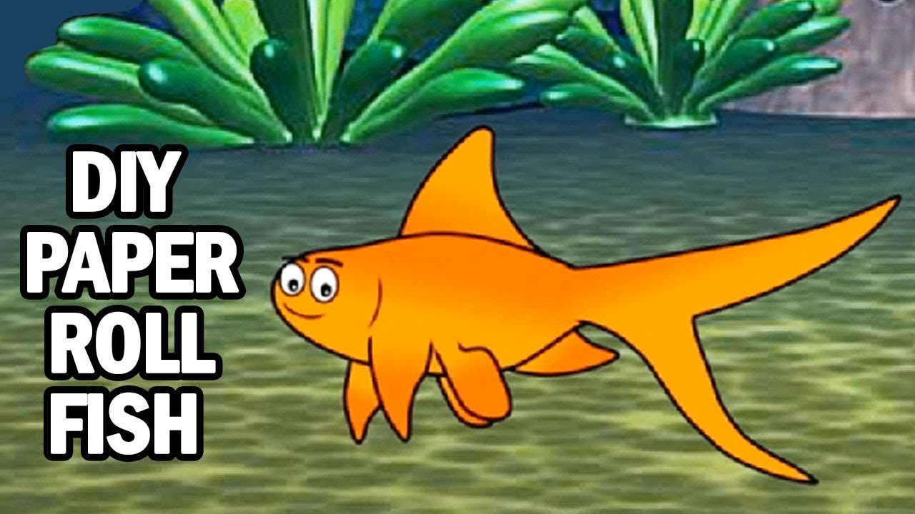 Learning Videos For Kids |How To Make A Paper Roll Fish|Art And Craft ...