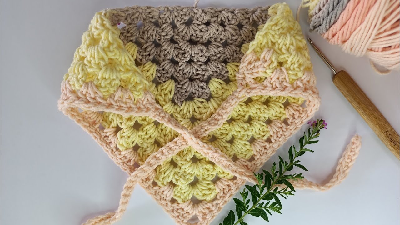 Crochet Bandana Tutorial | How to Crochet Bandana | Crochet Bandana For ...