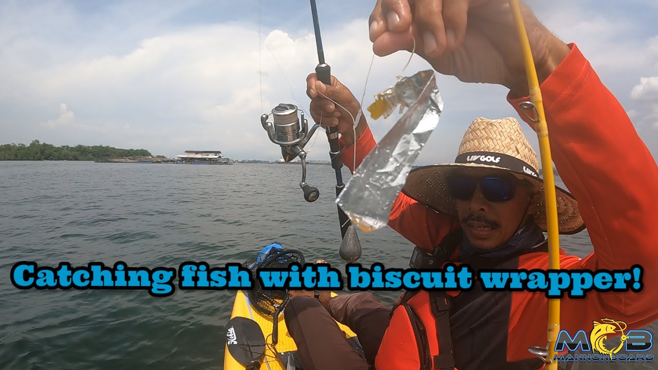 Non stop action and fishing with biscuit wrapper! - Kayak Fishing ...