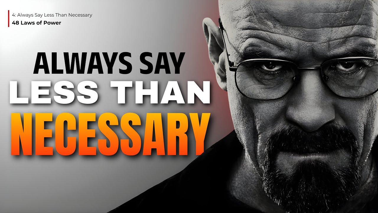 The Power of Silence | Always Say Less Than Necessary | 48 Laws of ...