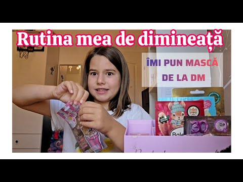 Rutina de dimineață - încerc o mască de la DM 🧦👕💄#routines #dailyvlog 