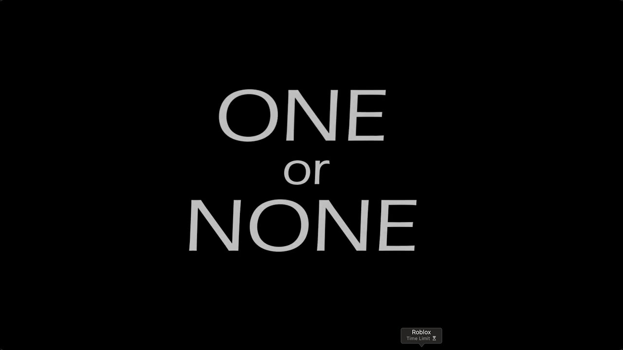 ONE OR NONE - OFFICIAL TEASER - YouTube