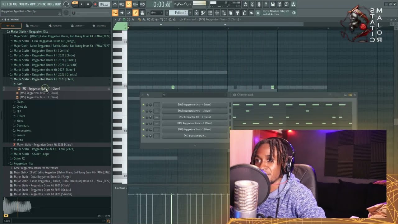 [Free] Reggaeton Drum Kit 2023 | Reggaeton FLP, FL Studio Tutorial ...