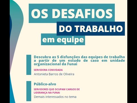 Palestra "Os desafios do trabalho em equipe" - YouTube