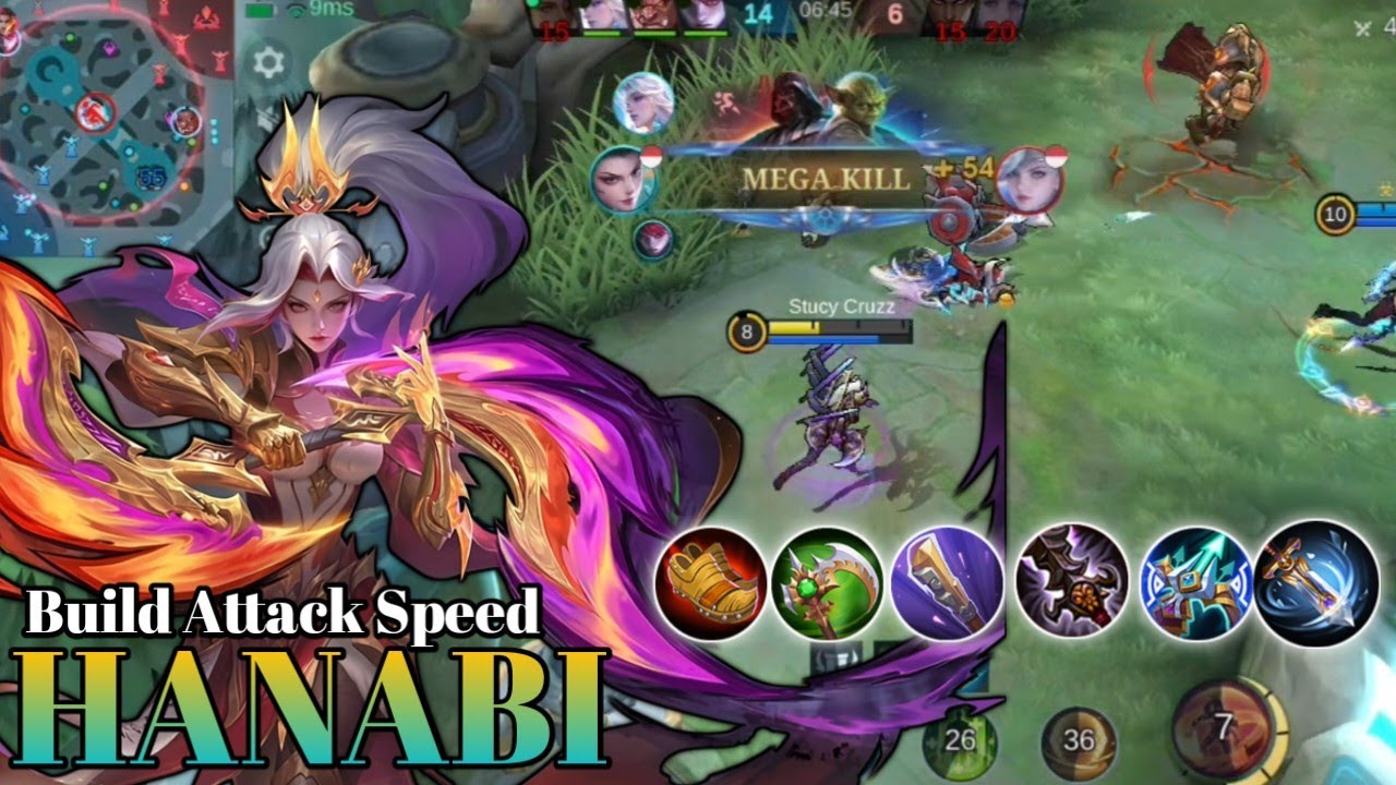 2 MM NO TANK !! Hanabi Gameplay - Build Attack Speed Hanabi ~ MLBB ...