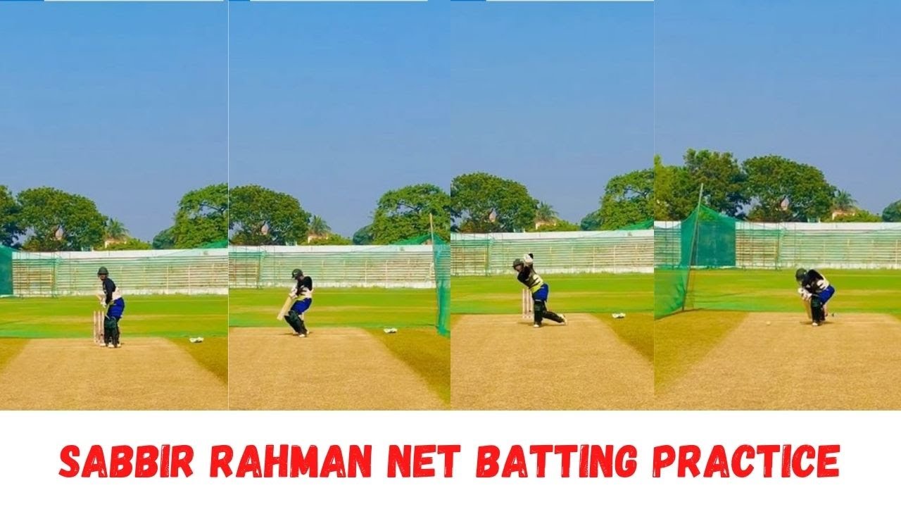 Sabbir Rahman Net Batting Practice at Rajshahi Stadium | Sabbir BPL ...