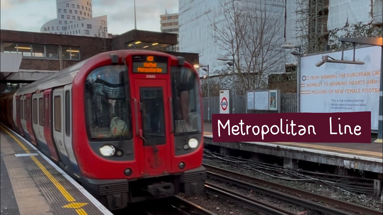 💜Metropolitan Line ride!💜from Wembley Park ️ Watford ( Via Harrow-on ...