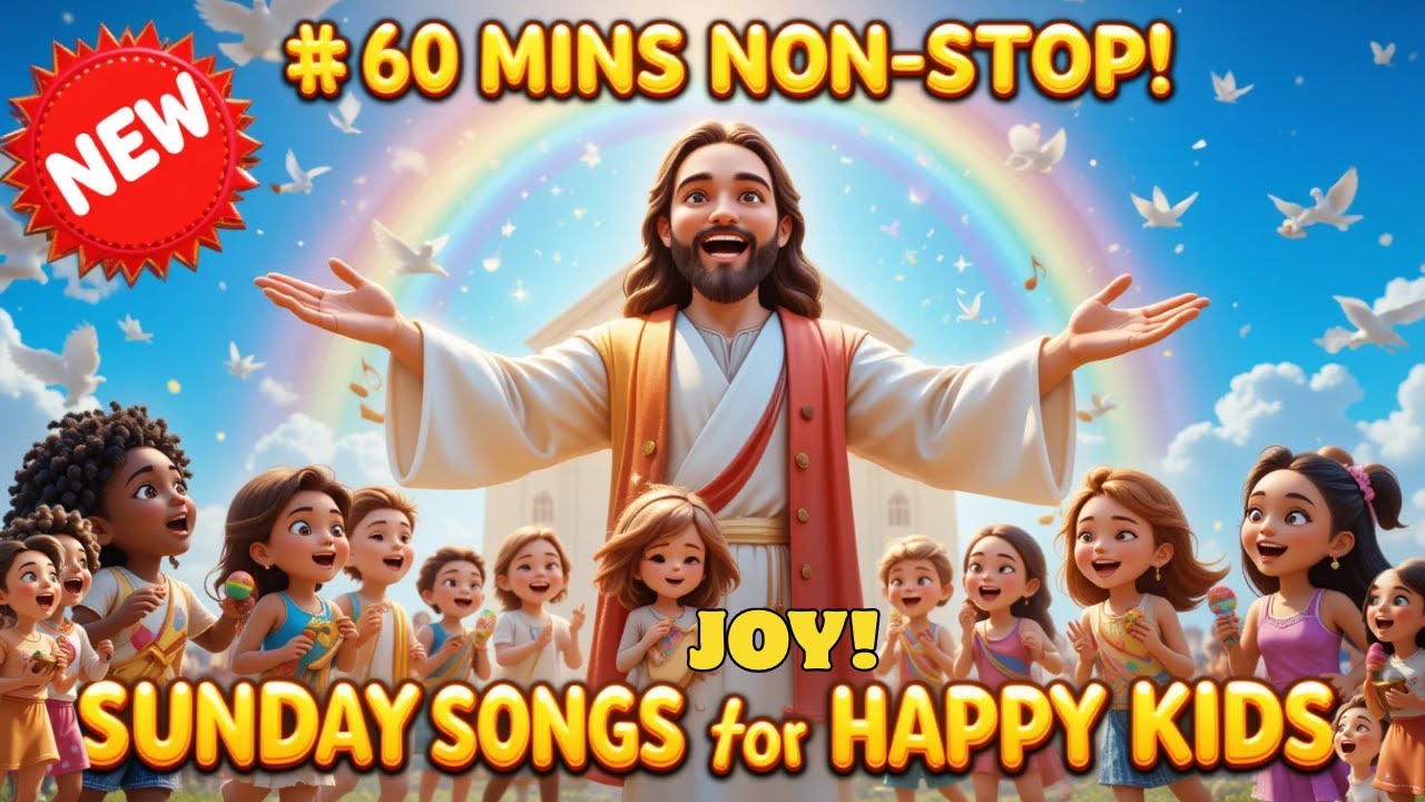 60 MINS NON STOP! NURSERY RHYMES & Sunday School Songs That Teach and ...