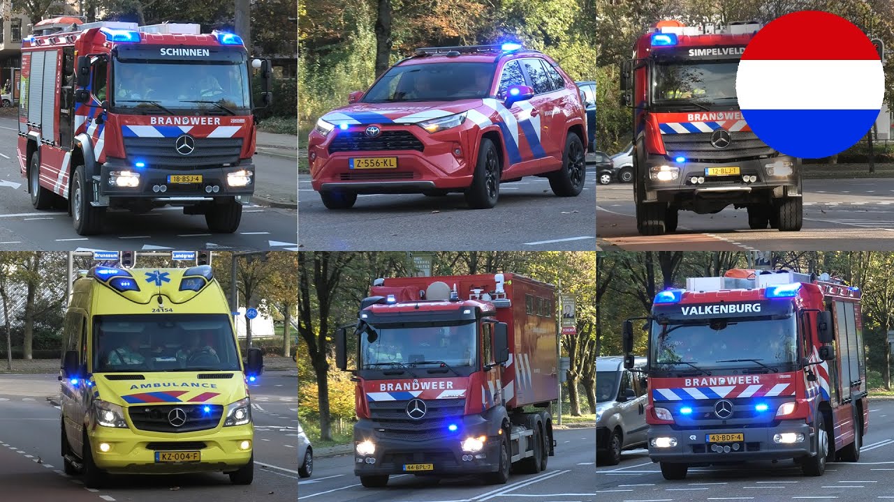 [Pelotonsinzet] Veel hulpdiensten met spoed naar grote brand (GRIP 1 ...