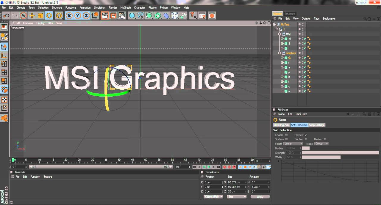 How to rotate EACH letter in Text! - Cinema4D Tutorial - YouTube