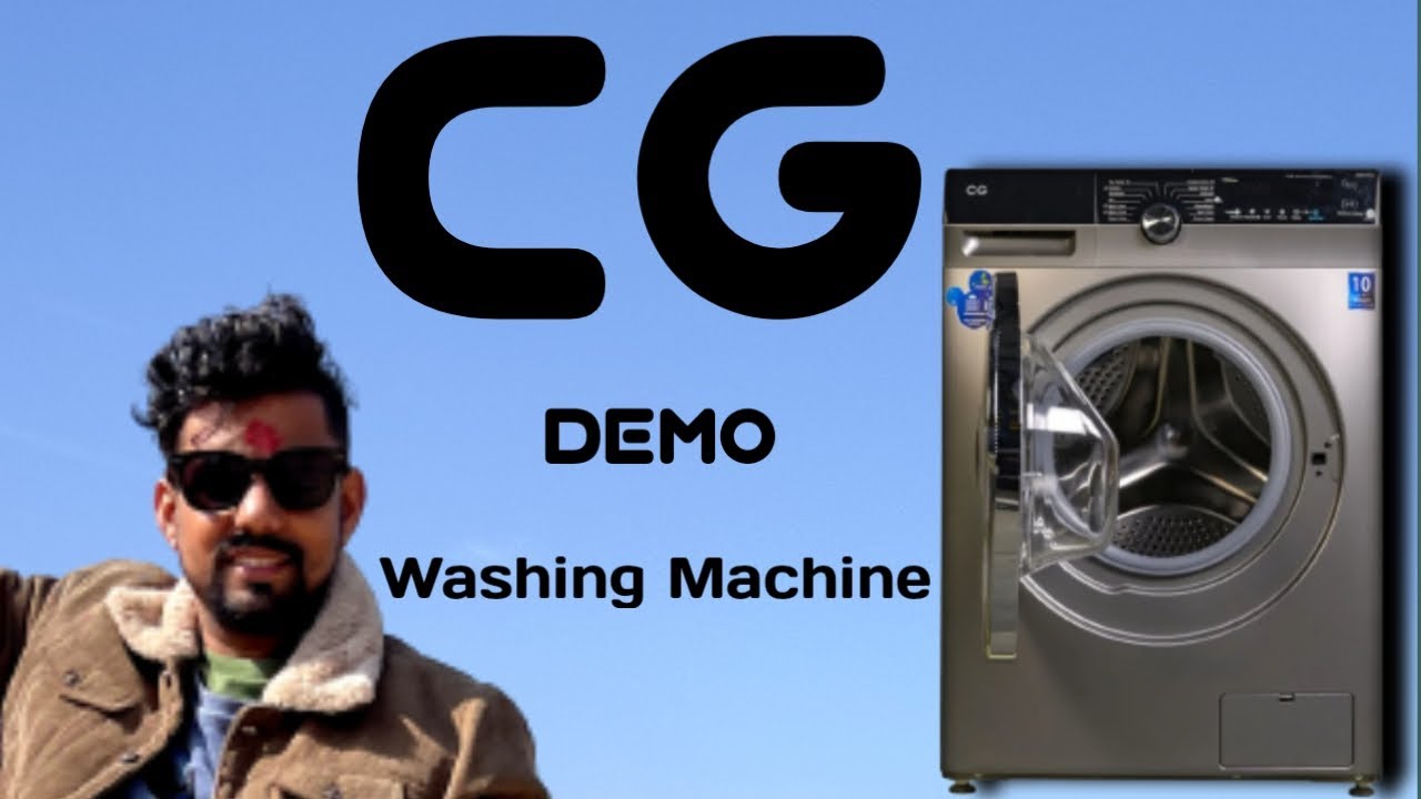 CG washing manchine installation ! [ washing machine कसरी फिटिङ गर्ने ...