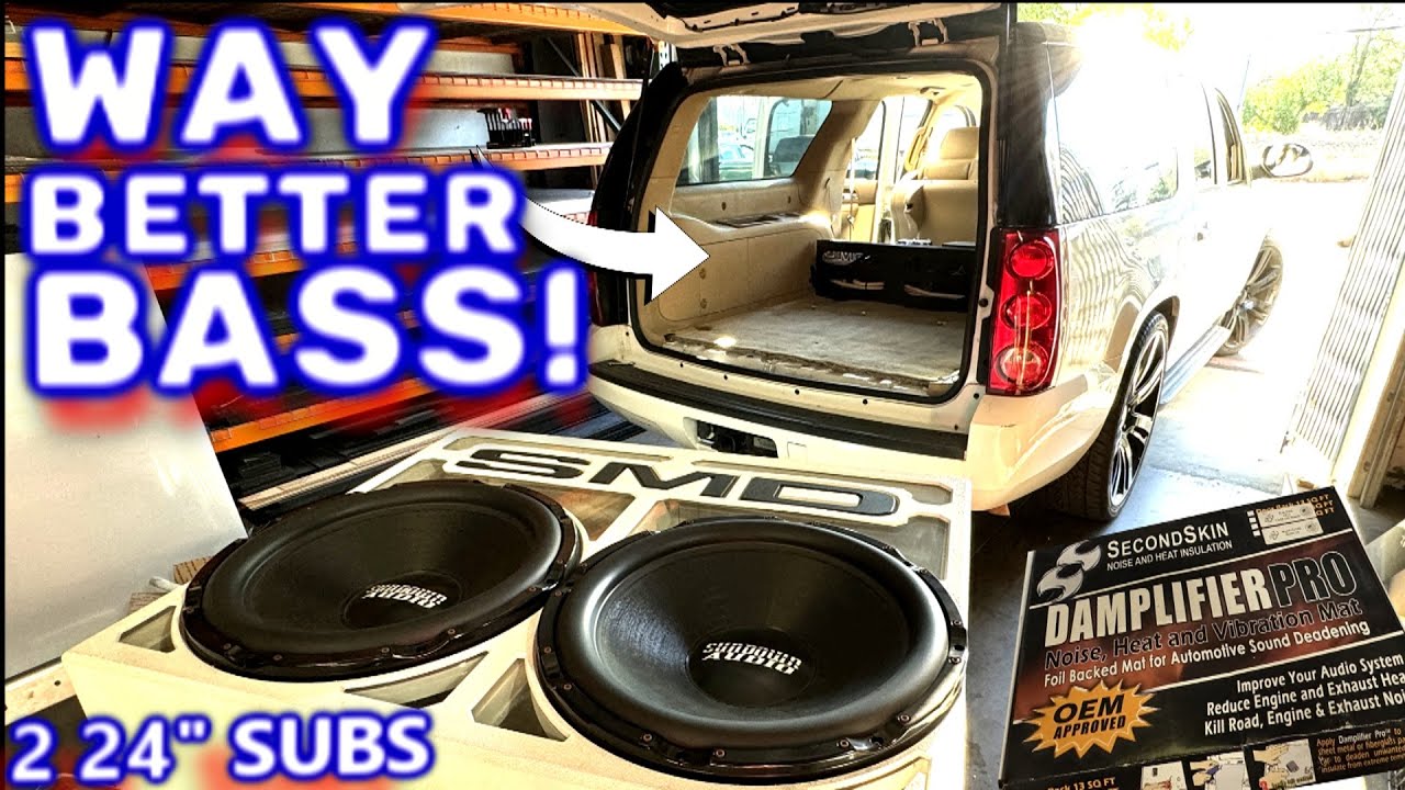 Do this for way better BASS! Waking Up 2 24" Subs 🔊 It made ALL the ...