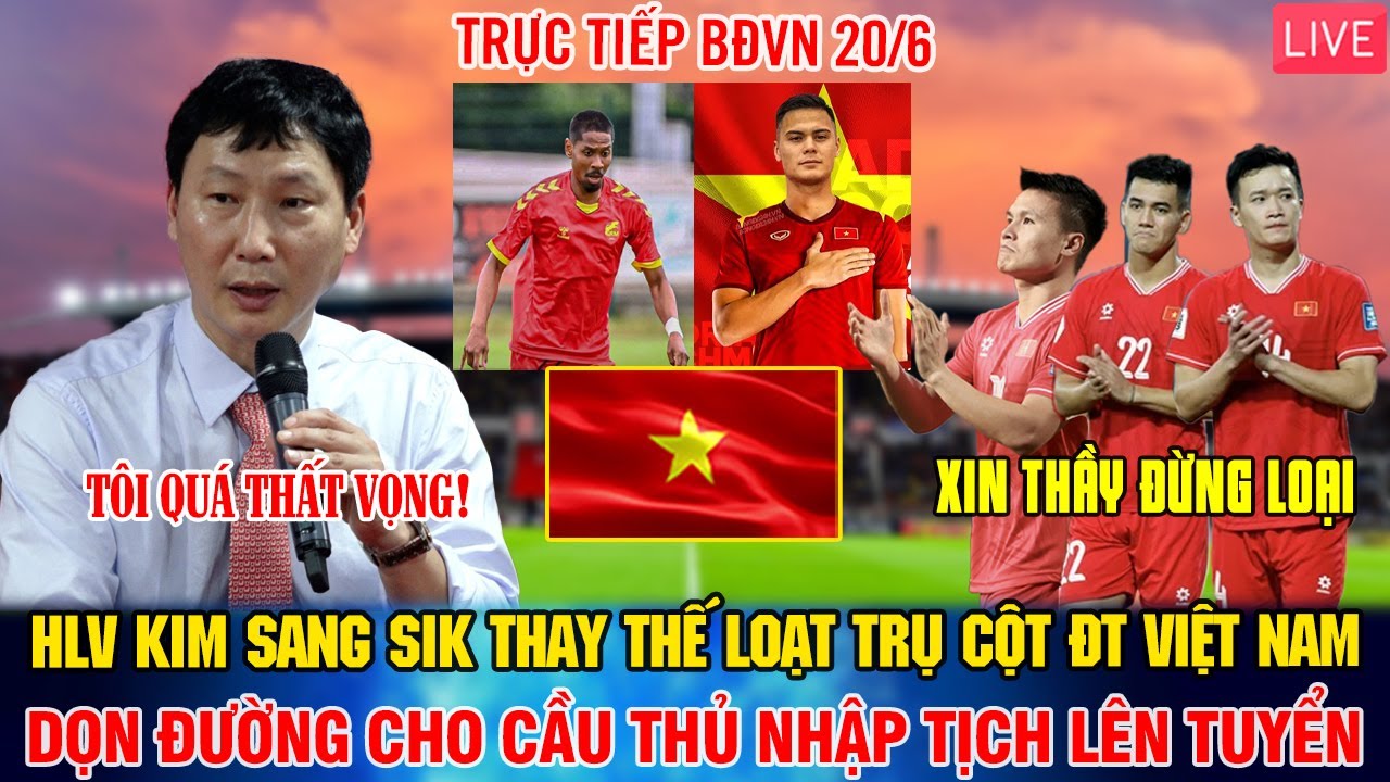 🔴TRỰC TIẾP: HLV KIM QUÁ THẤT VỌNG LỨA CẦU THỦ NỘI; THẲNG TAY LOẠI ĐỂ ...