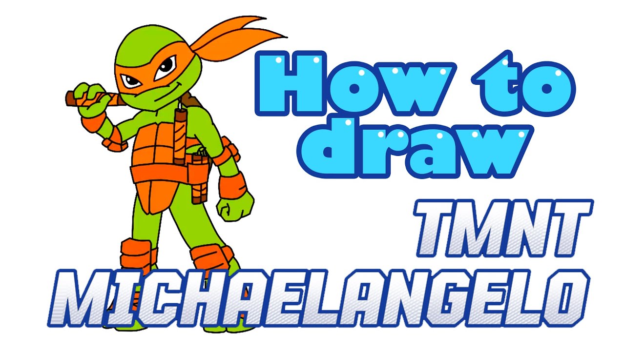 How to draw Michaelangelo - YouTube