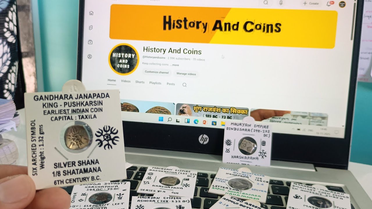 Ancient Indian coins collection #ancientcoin #coincollecting - YouTube