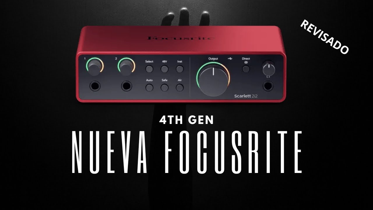 Focusrite Scarlett 4th Generación (Solo, 2i2, 4i4) #focusrite - YouTube