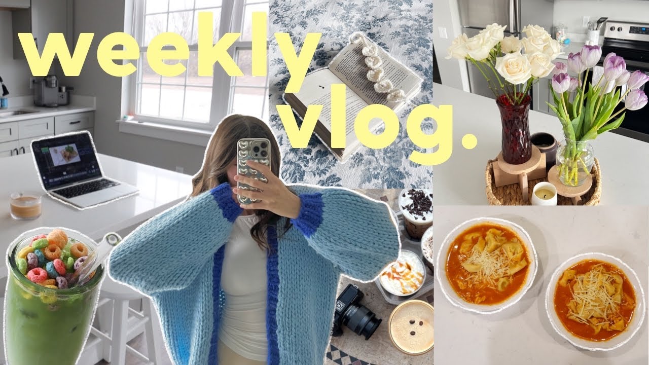 a simple WEEK IN MY LIFE ⭐️ fruit loop matcha, work 8-5, errands, + my ...