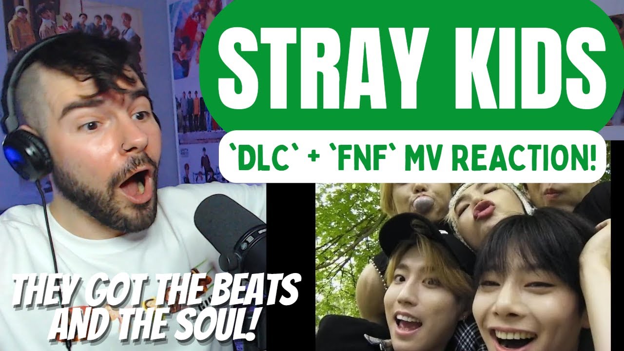 STRAY KIDS - 'DLC' + 'FNF' MV Reaction! - YouTube