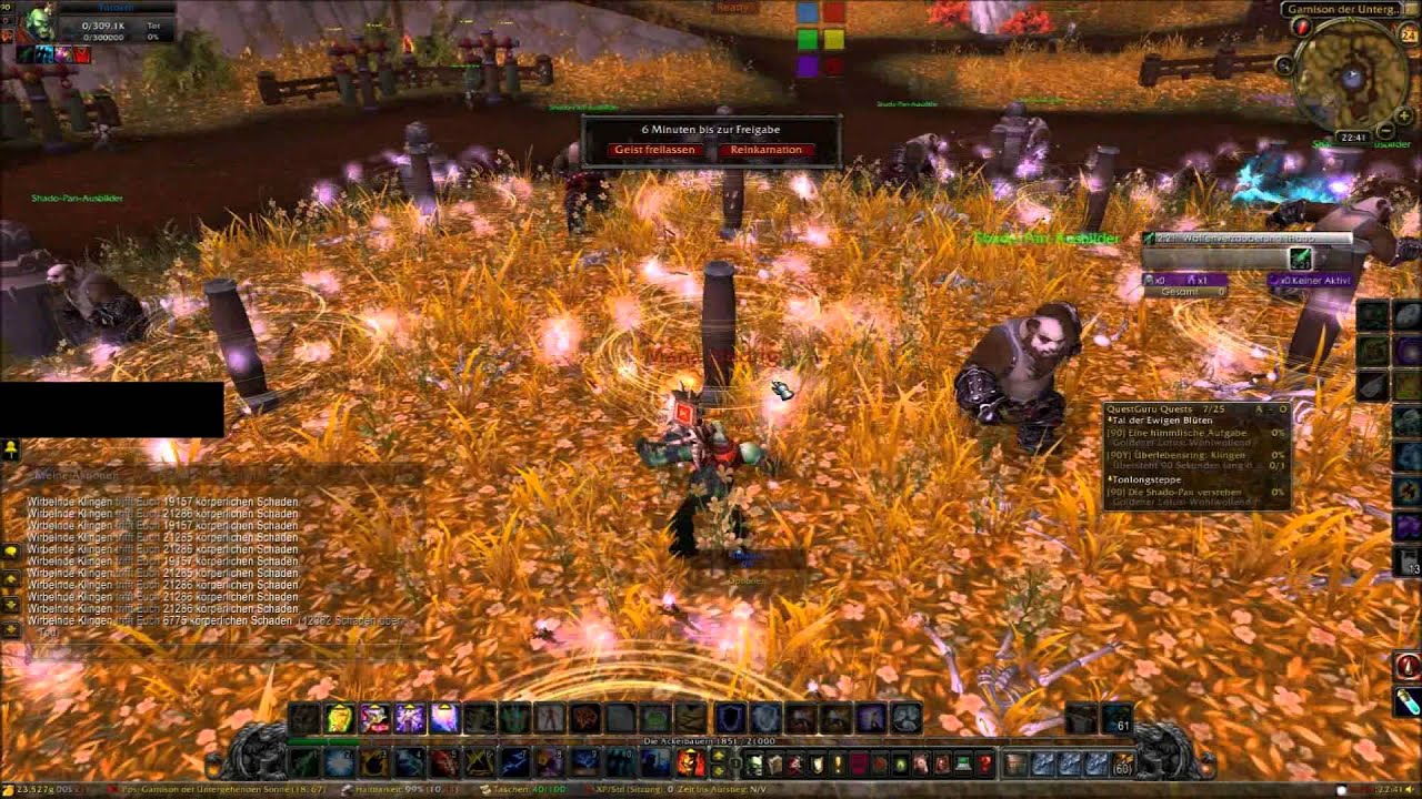 Gameplay World of Warcraft (Premiere) - Tagesquest "Überlebensring ...