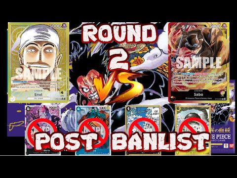 🚫🌟(OP10 Post Banlist)🌟🚫 🟡Enel vs 🔴🟡Sabo (Round 2 - Local Tournament ...
