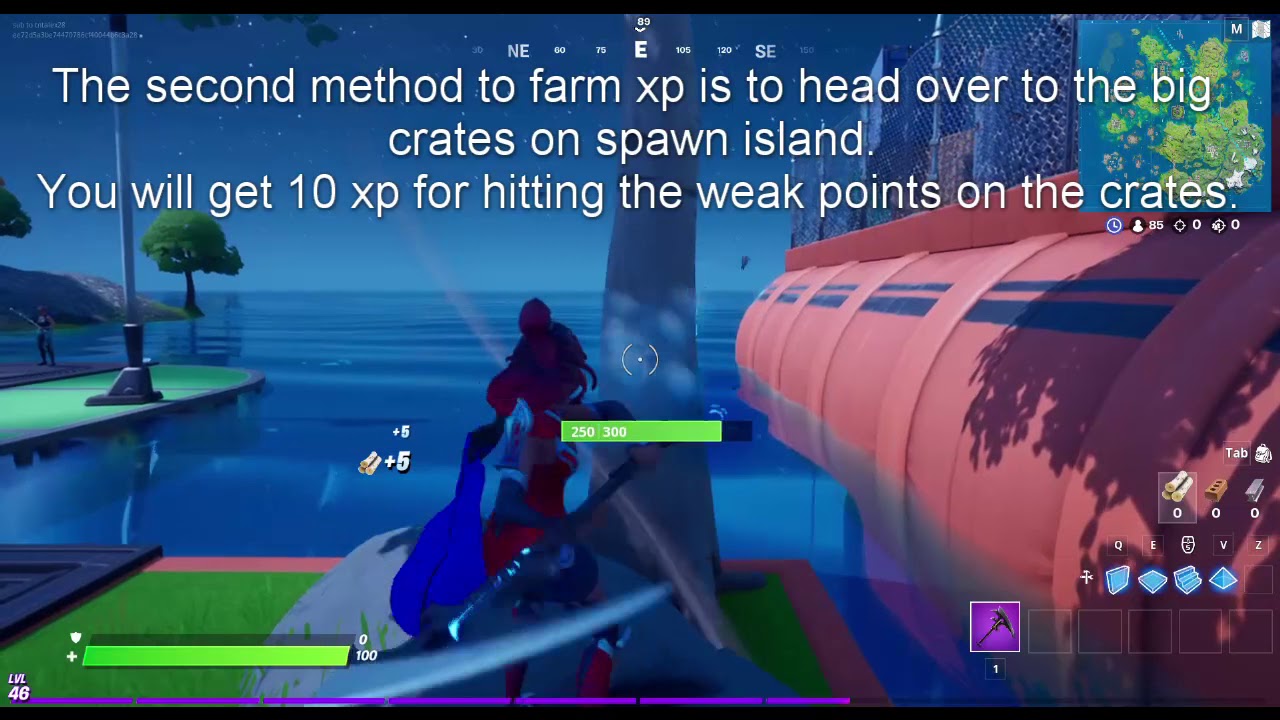 How to get xp in the fortnite pre-game lobby - YouTube