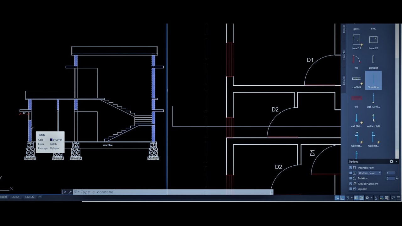 Fastest Method to Create Section of a Building - YouTube
