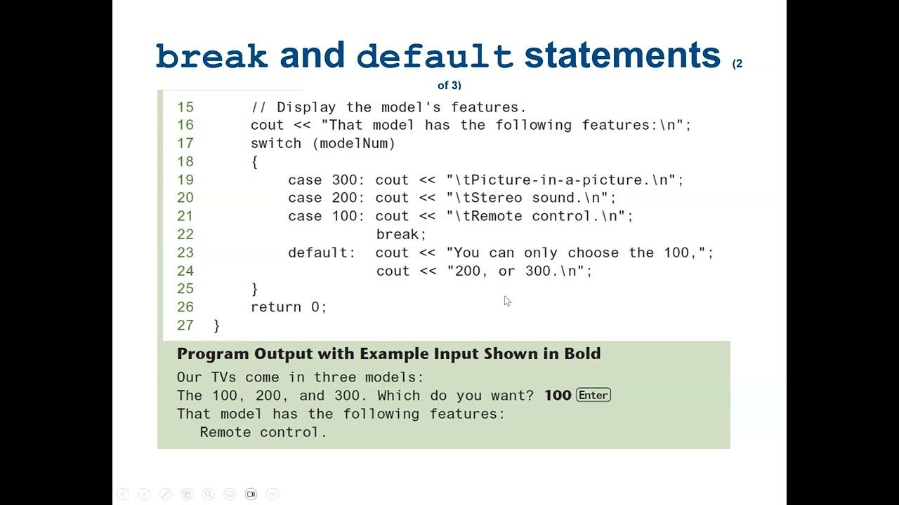 C++ Programming Language Switch Statement Syntax and example codes - YouTube