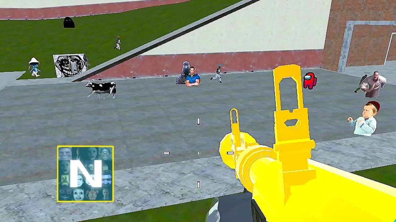 Nextbots Sandbox in Backrooms Shooter Gameplay 440, Sandbox Android ...
