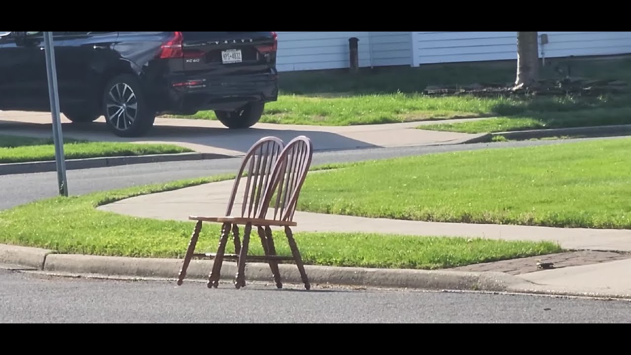 The Vintage Solid Wood Windsor Chairs Found On The Side Of The Road ...